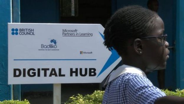 Kenya IT hubs launched for primary schools - BBC News