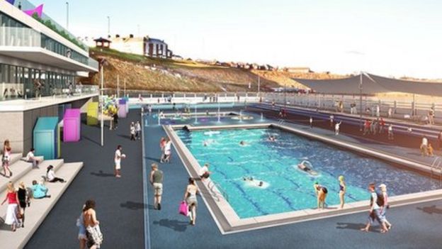 Sting backs Tynemouth Outdoor Pool restoration plan - BBC News