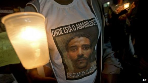 Brazil police charged with Rio murder over Amarildo case - BBC News