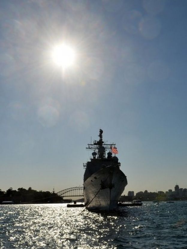 In pictures: Sydney international warships show - BBC News