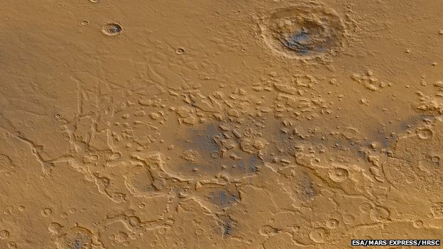 Supervolcanoes ripped up early Mars - BBC News