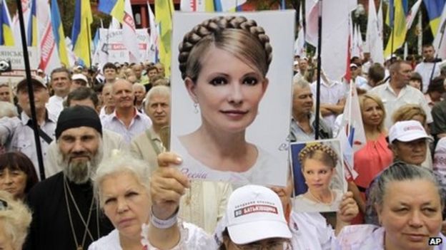 Eu Calls For Ukraine Opposition Leader Tymoshenko To Be Freed Bbc News