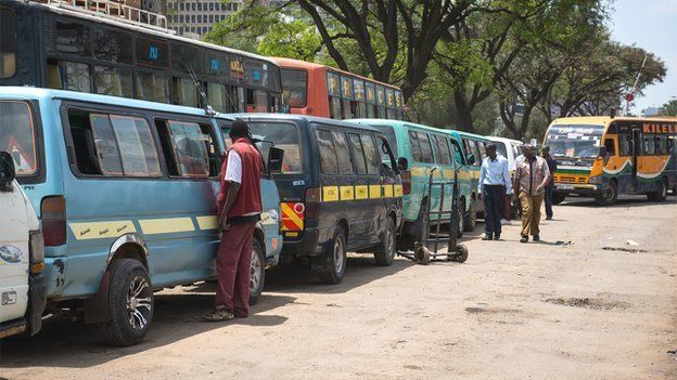 The technology modernising Kenya's matatus - BBC News