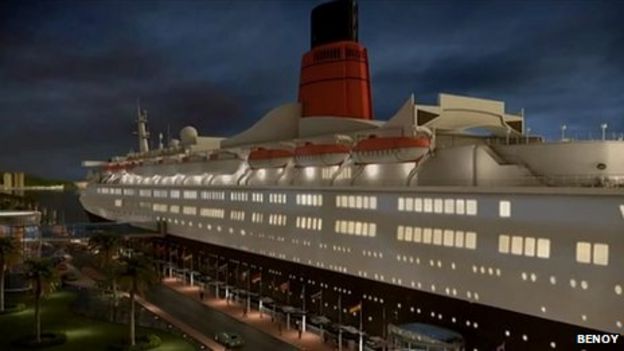 Designs for QE2 Asia hotel refit plan submitted - BBC News