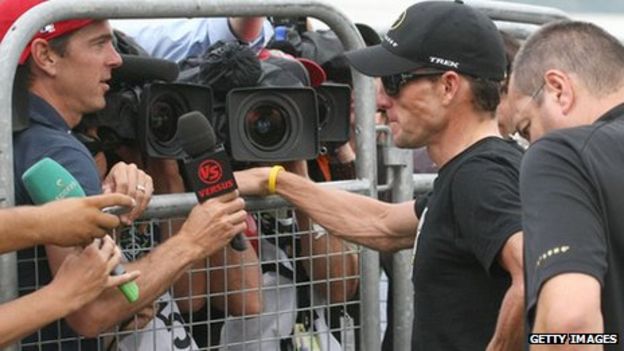Lance Armstrong: The master storyteller - BBC News