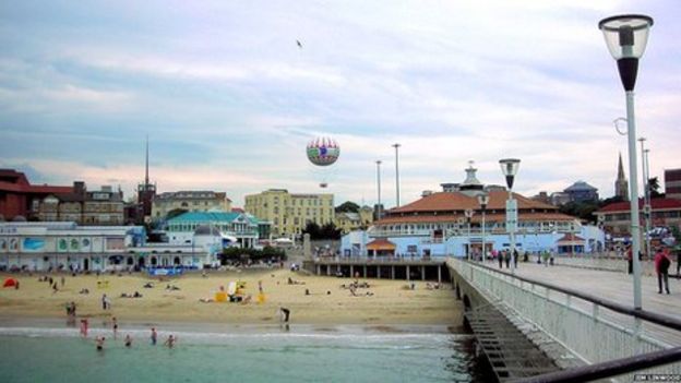 Revamp of Bournemouth's Pier Approach area begins - BBC News
