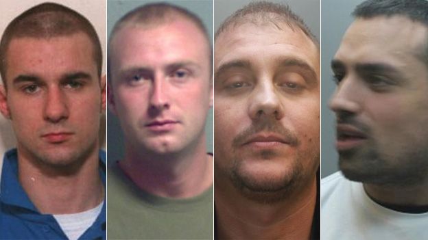 Four jailed over weapons stash bound for Scotland - BBC News