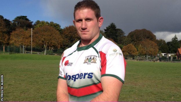 Plymouth Albion re-sign prop Martin Rice - BBC Sport