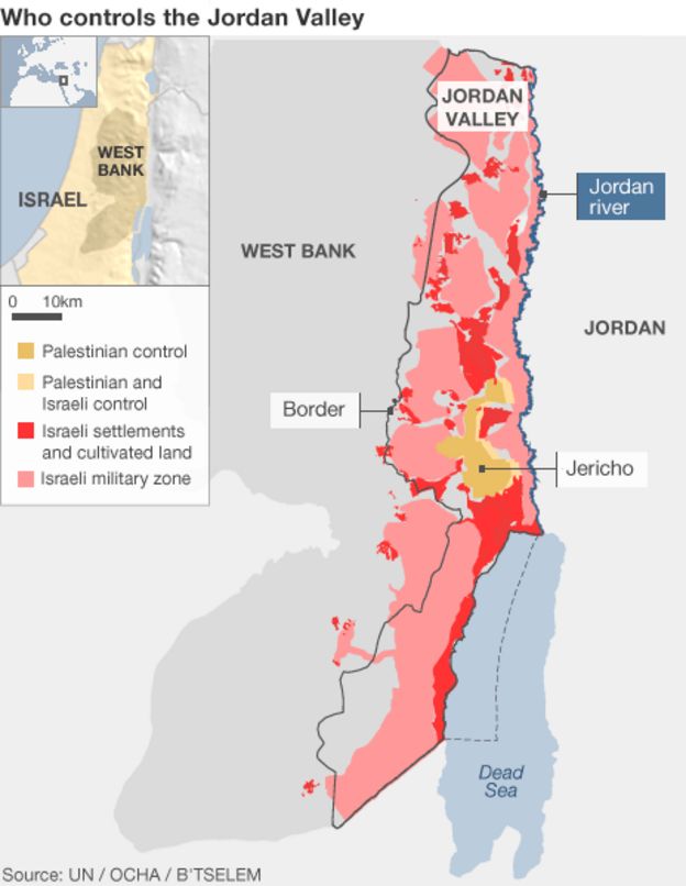 Israel removes Palestinians' Jordan Valley protest camp - BBC News
