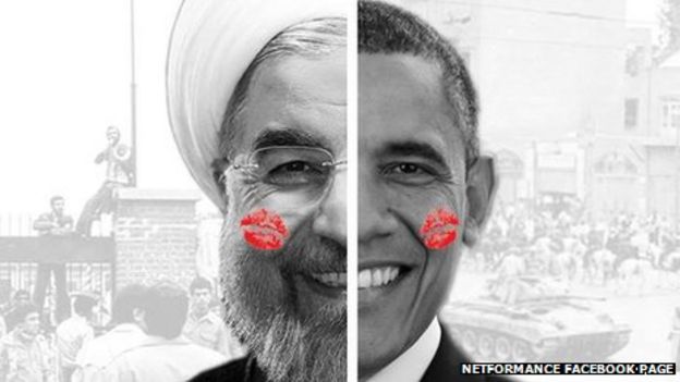 Iran: Kiss away the US-Iranian rift - BBC News
