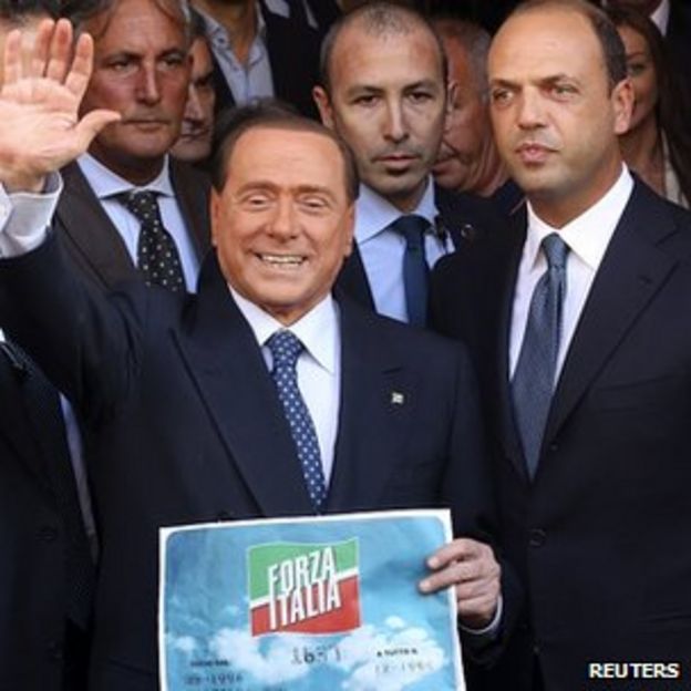 Italy split spells setback for Berlusconi - BBC News
