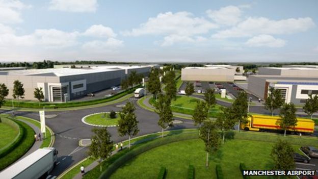 DHL sign up for site in Manchester's £800m Airport City - BBC News