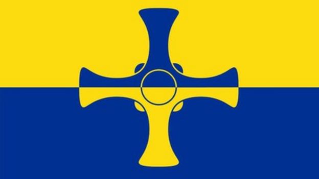 County Durham flag with St Cuthbert's cross wins vote - BBC News