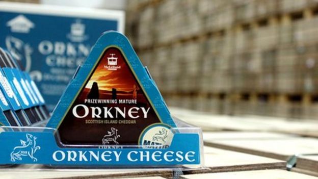 Orkney Scottish Island Cheddar gets EU protection - BBC News