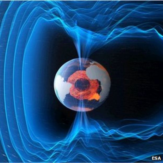 Esa's satellite Swarm launch to map Earth's magnetism - BBC News