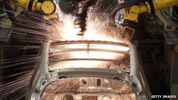 UK manufacturing 'strongest growth for three years' - BBC News