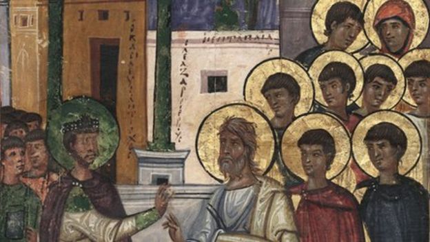 Russia sentences secret agents over theft of Gutenberg Bible - BBC News