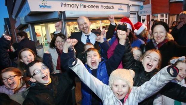 Enterprising primary pupils open their own shop - BBC News