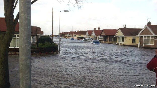 Around 400 people are forced to leave their homes after flooding in ...