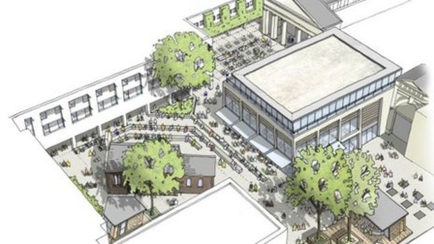 Exeter's Guildhall Shopping Centre £7m redesign revealed - BBC News