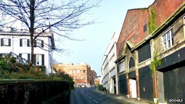 Dennis printworks: Postcard company's HQ demolished - BBC News