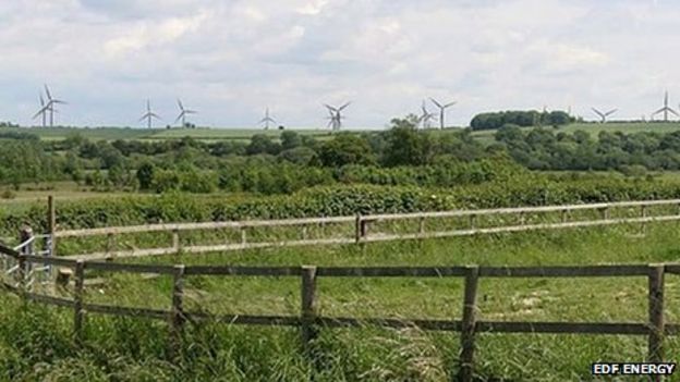 Bullington Cross wind turbine plan rejected at joint meeting - BBC News