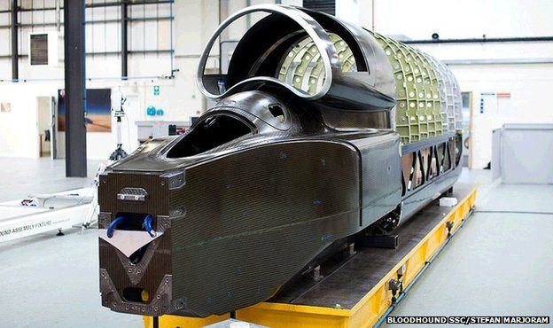 Bloodhound 1,000mph car to use Norwegian Nammo rocket - BBC News
