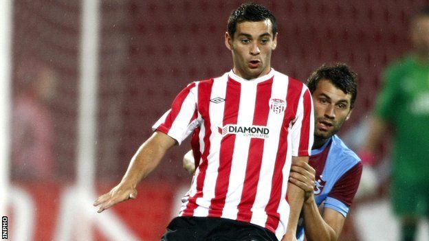 Ex-Derry City striker David McDaid signs for Coleraine - BBC Sport