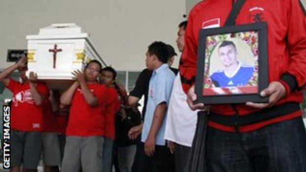 Death of Salomon Begondo puts Indonesia under fresh scrutiny - BBC Sport