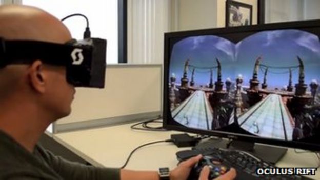 CES 2014: Virtual reality video game tech readies for lift-off - BBC News