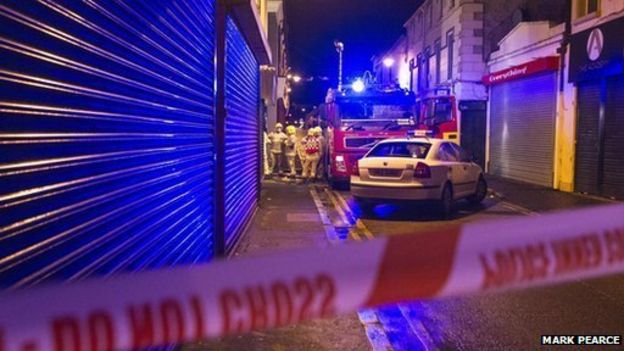 Woman's body is found after Georges Lane, Newry, fire - BBC News