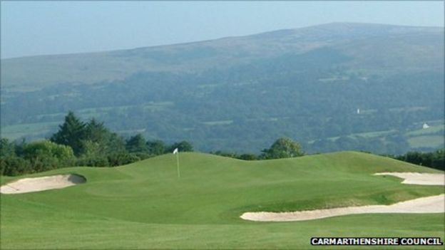 Plan to save Garnant golf club approved by council board - BBC News