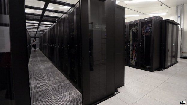 Inside a custom-built data centre - BBC News