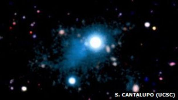 Cosmic 'web' seen for first time - BBC News