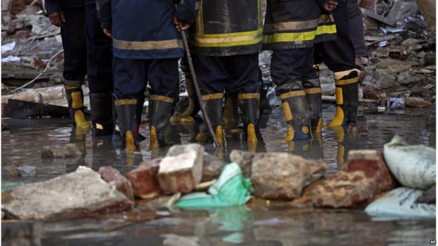 In pictures: Cairo explosions - BBC News