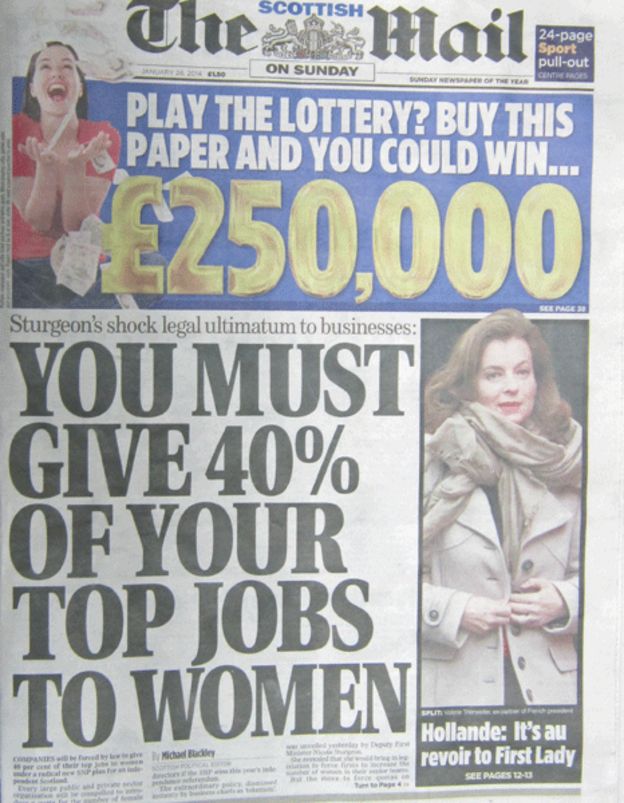 The front pages of Scotland's newspapers - BBC News