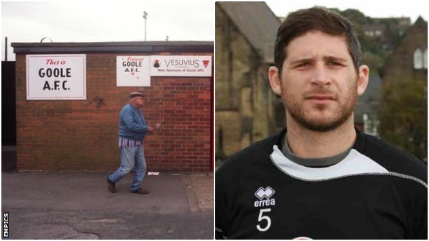 Non-league player sacked after confronting fan - BBC Sport