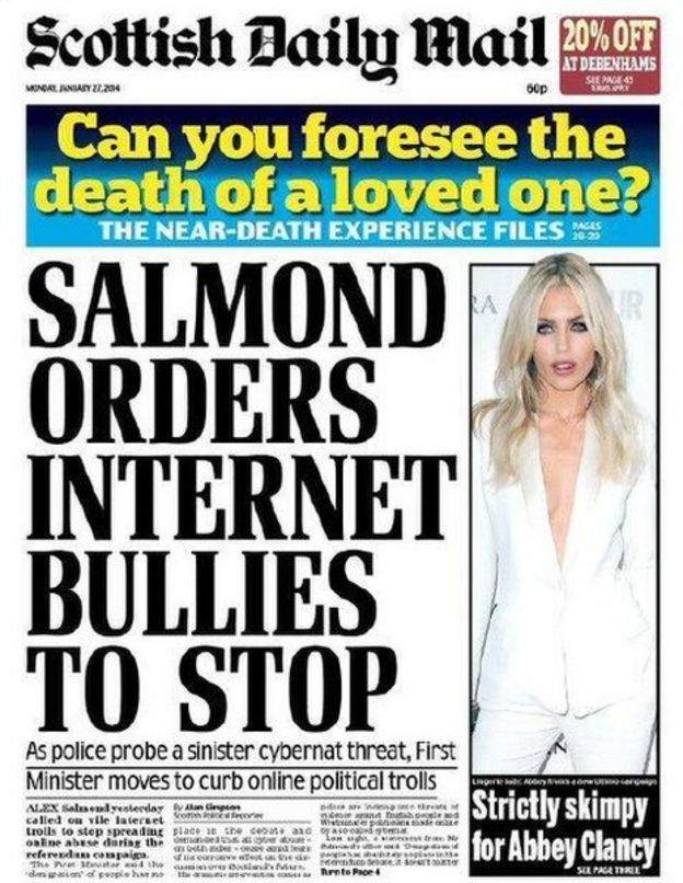 The front pages of Scotland's newspapers - BBC News