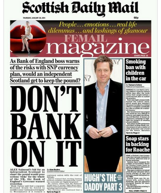 The front pages of Scotland's newspapers - BBC News