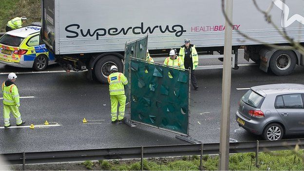 Watford M1 reopens after two people die in bridge incident - BBC News