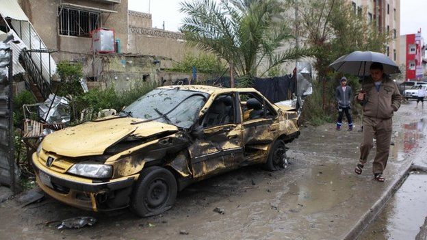 Iraq violence: Baghdad car bombings leave 14 dead - BBC News