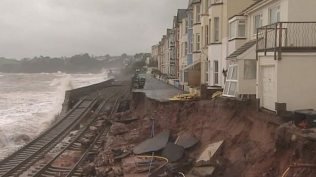 Pictures: Devon in the storm aftermath - BBC News