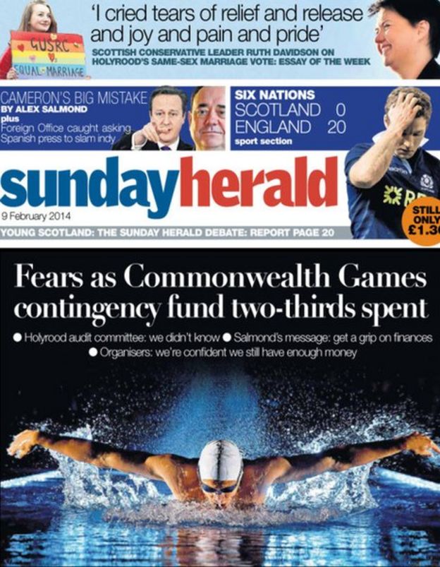 The front pages of Scotland's newspapers - BBC News