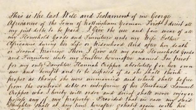 George Africanus: Work to uncover former slave's life - BBC News