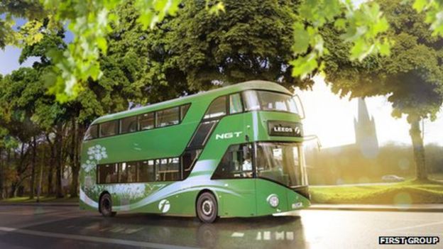 First unveils alternative trolleybus scheme for Leeds - BBC News