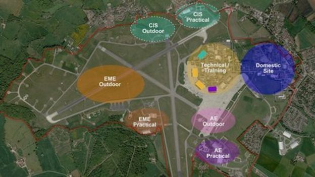 MoD Lyneham training college work starts - BBC News