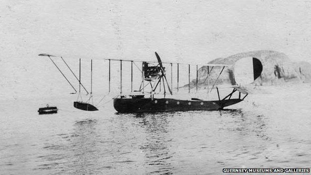 WW1 submarine hunters: French seaplane base in Guernsey - BBC News