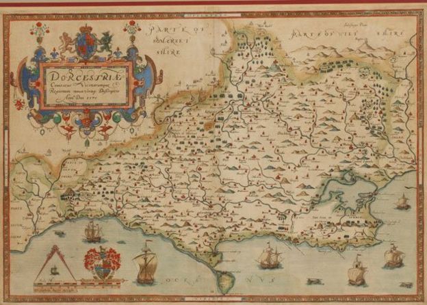'Earliest' Dorset map sells for £4,000 - BBC News