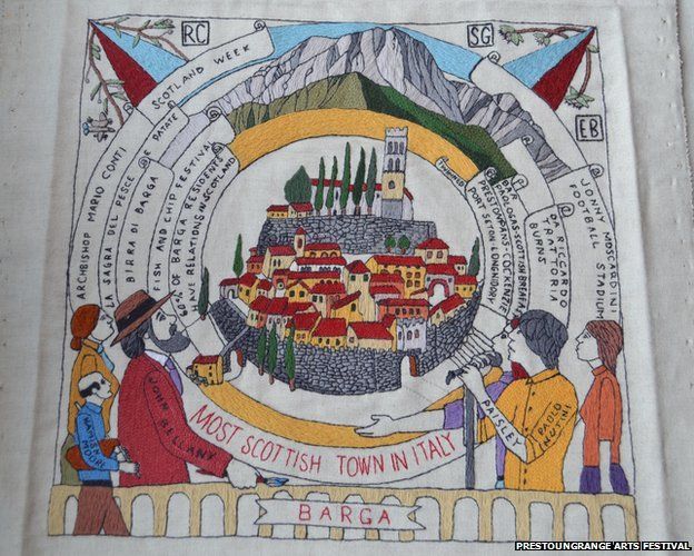 Scots around the world celebrate heritage in tapestry - BBC News