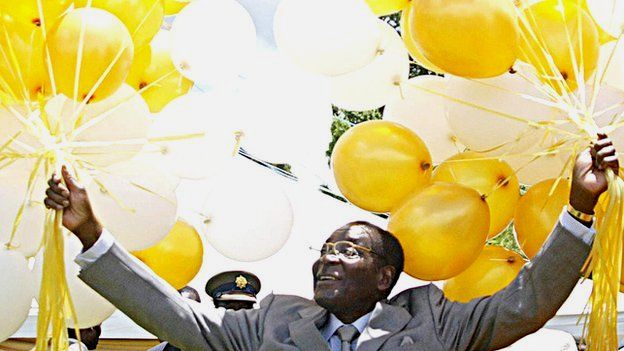 Zimbabwe's Robert Mugabe threatens EU summit boycott - BBC News